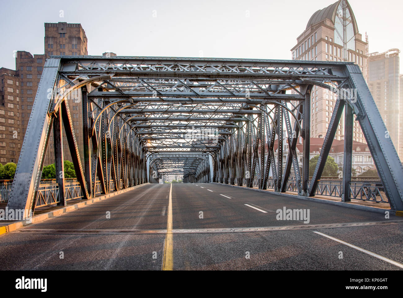 The Waibaidu Bridge in Shanghai，China Stock Photo - Alamy