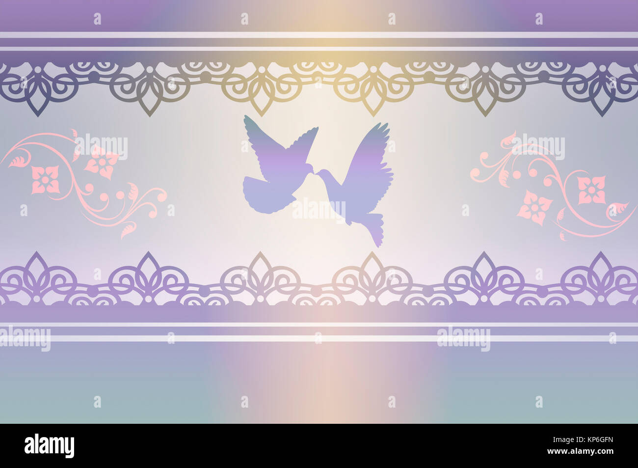 Template wedding invitation white doves hi-res stock photography and ...