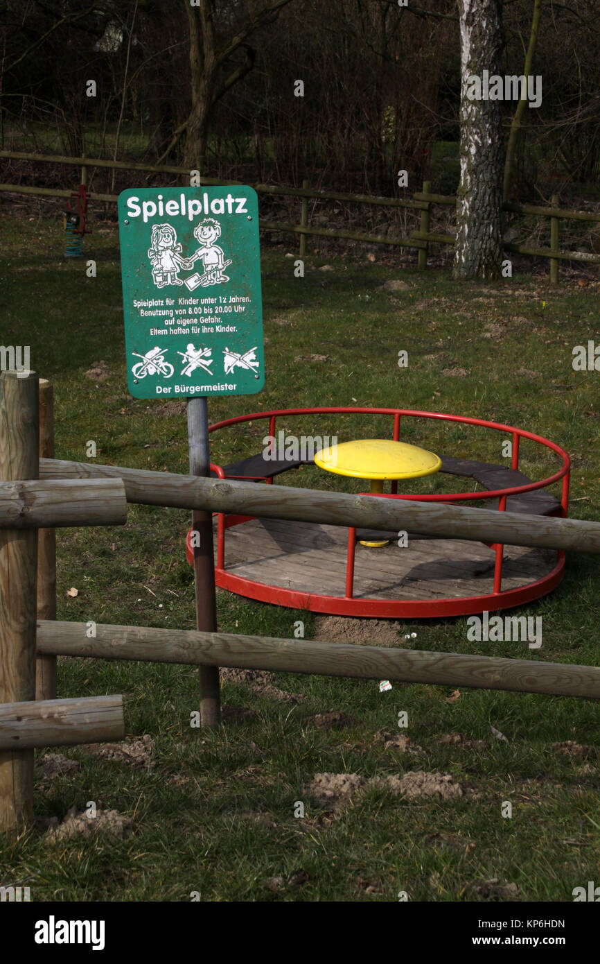 Kids playground small town hi-res stock photography and images - Alamy