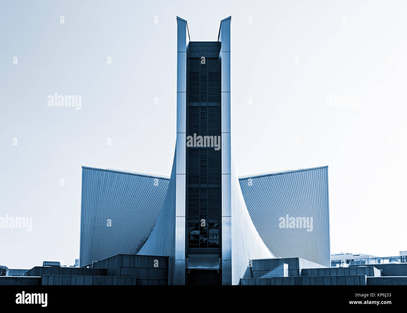St. Mary's Cathedral Kenzo Tange Architecture Stock Photo - Alamy