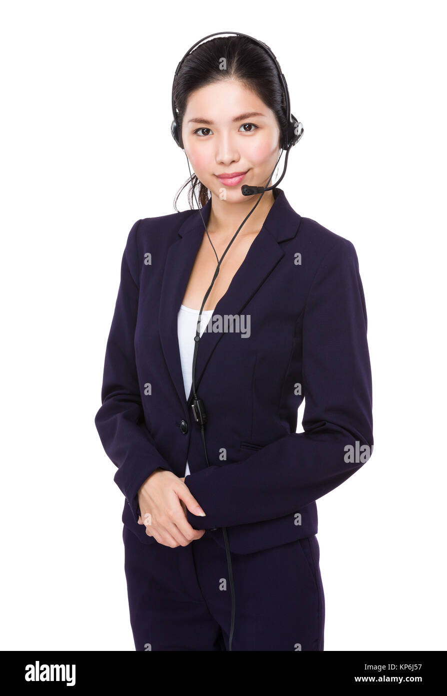 Customer service officer Stock Photo - Alamy