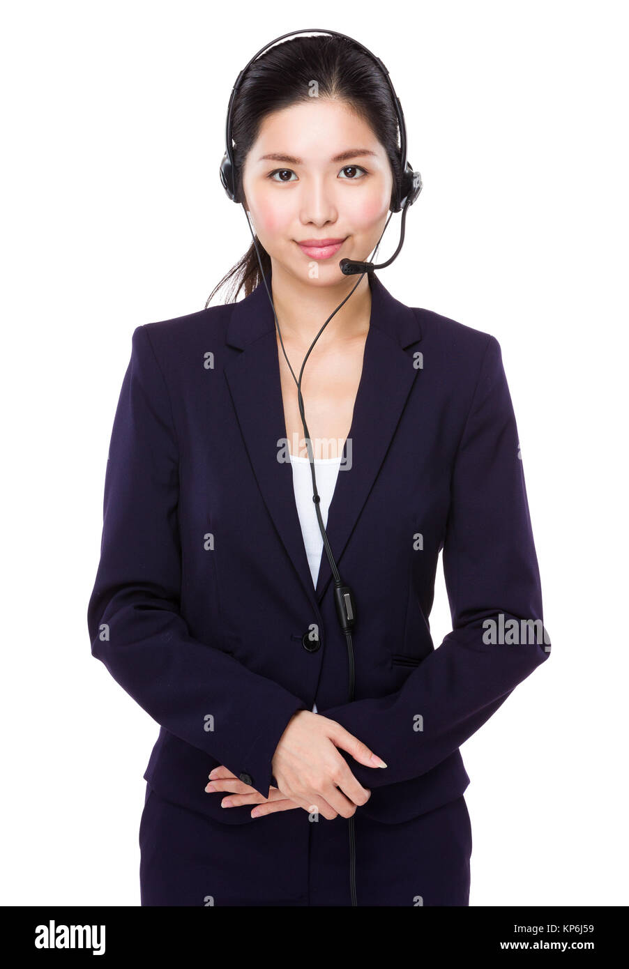 Customer service assistant Stock Photo - Alamy