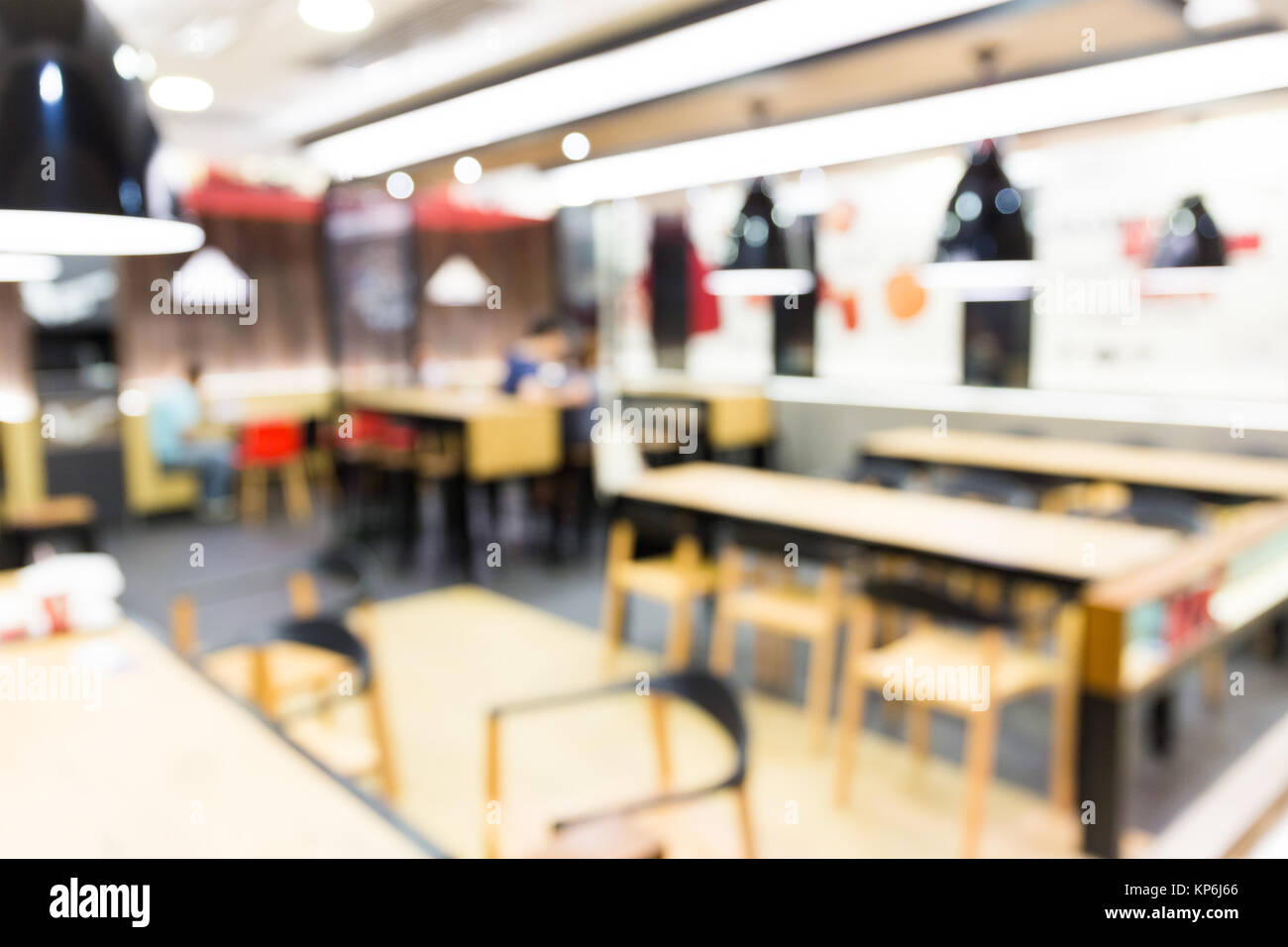 Restaurant blurred background Stock Photo - Alamy