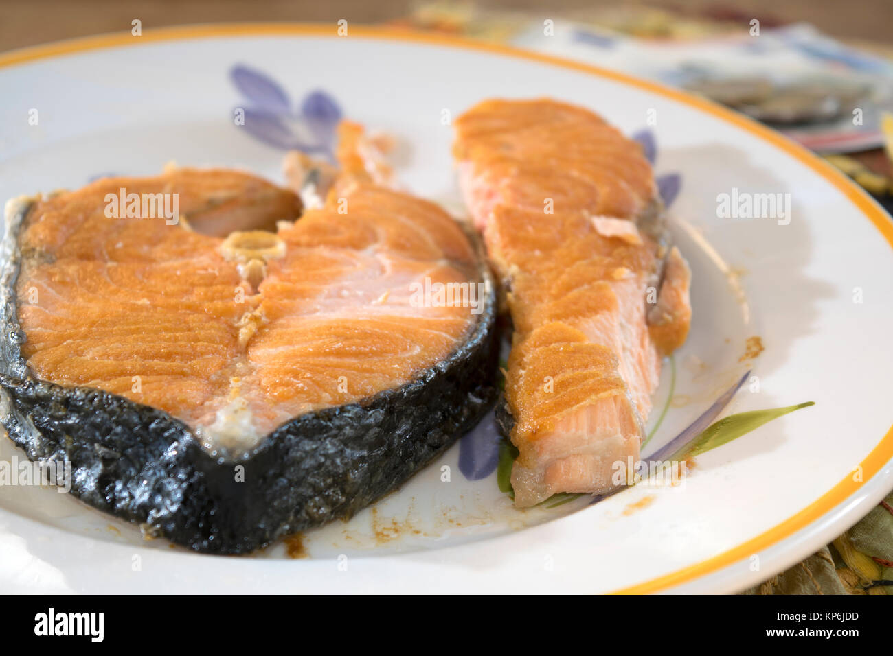 Norwegian salmon fillet Stock Photo - Alamy