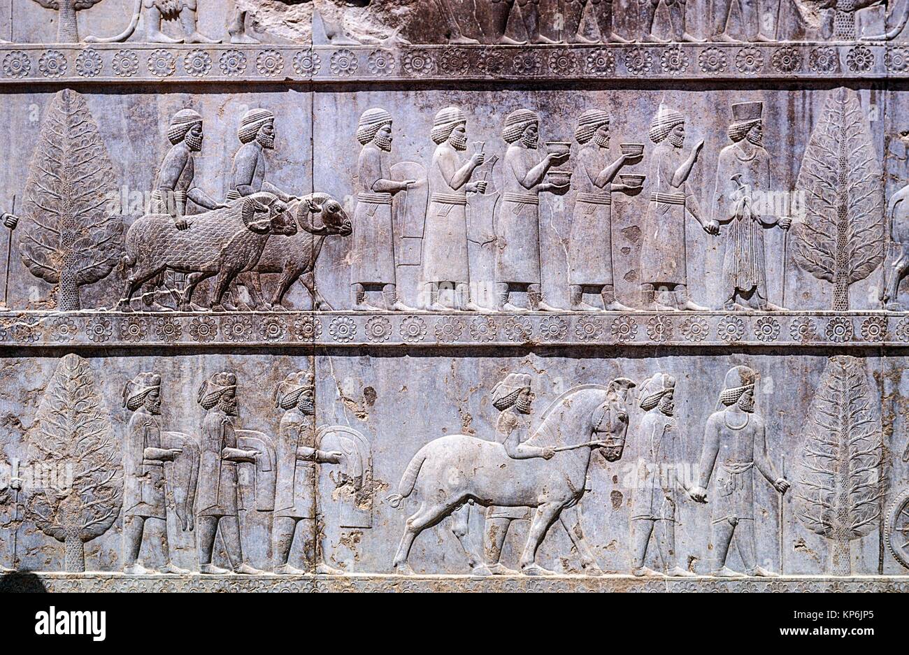 Processional Frieze On The Terrace Of The Apadana