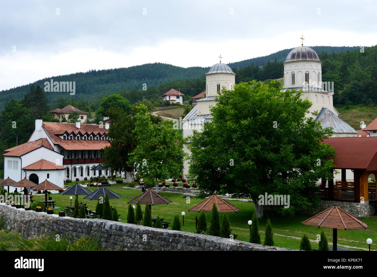 Serbian Orthodox Monastery Stock Photo - Alamy