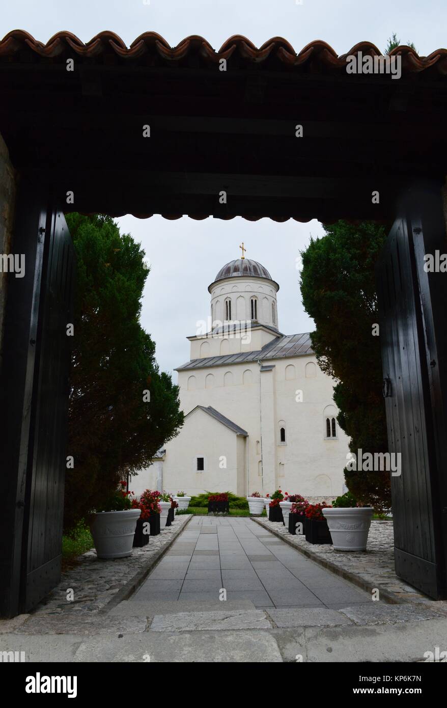 Serbian Orthodox Monastery Stock Photo - Alamy