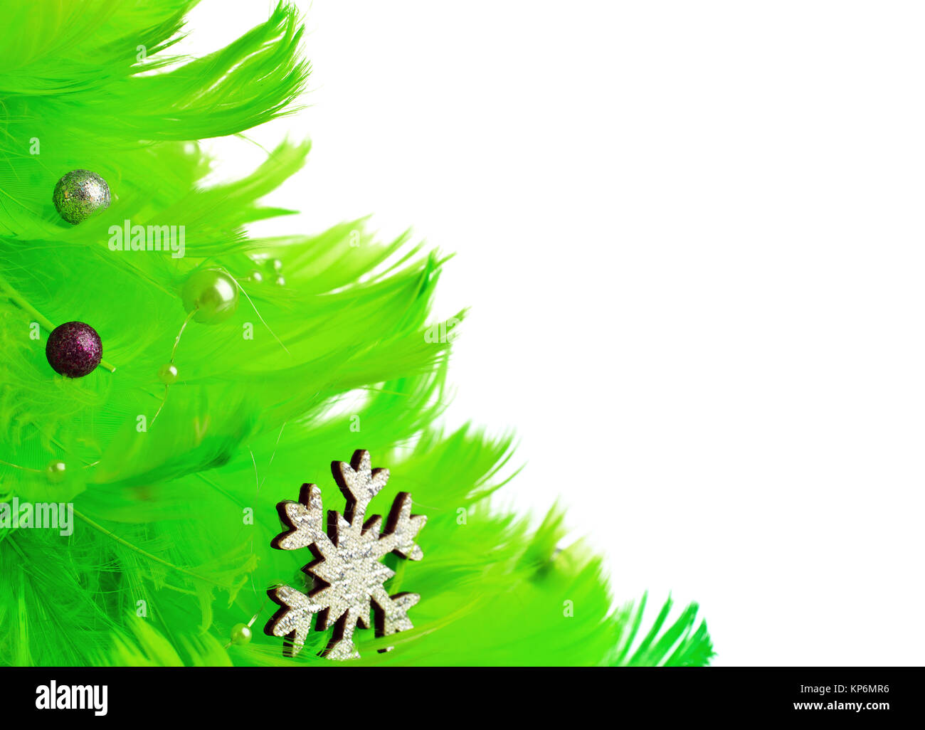 Christmas tree isolated Stock Photo - Alamy