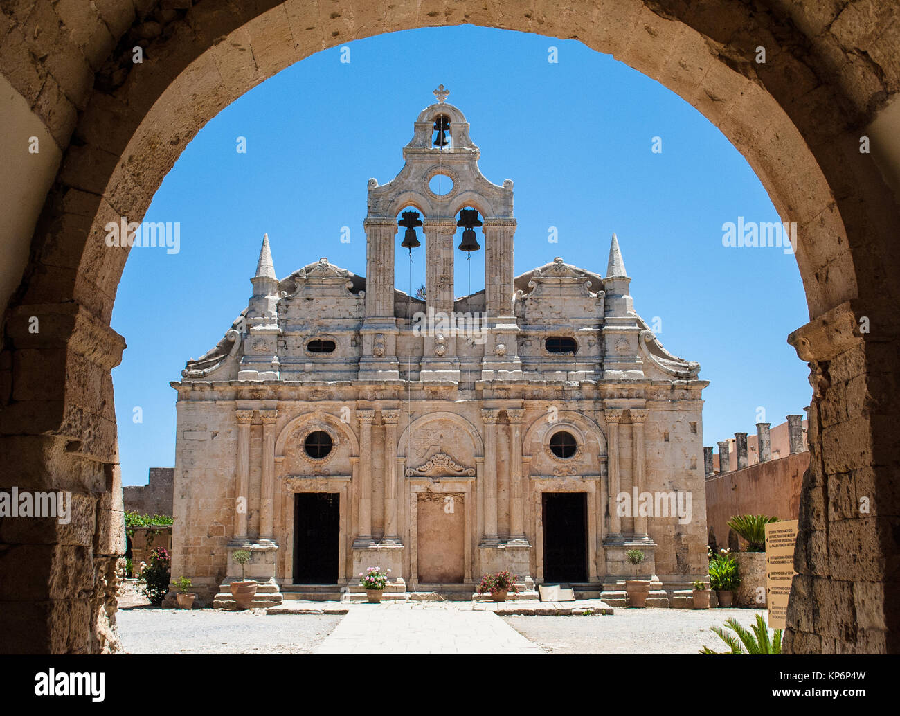 Arkadi monastery facade hi-res stock photography and images - Alamy