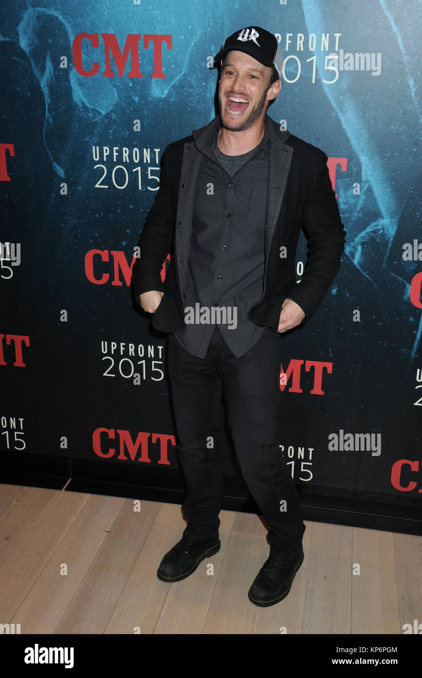NEW YORK, NY - APRIL 02: Josh Wolf attends the 2015 CMT Upfront at ...