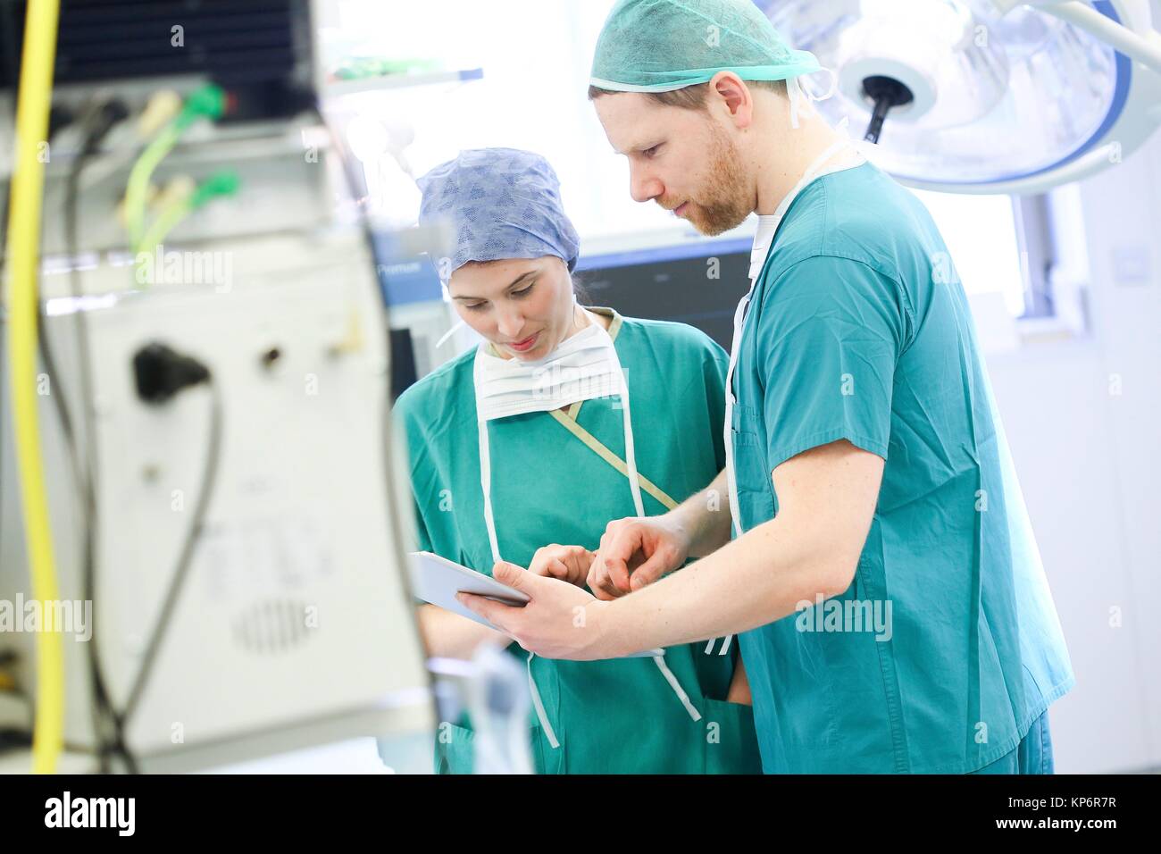 Surgery, Operating room, Hospital, Spain Stock Photo - Alamy
