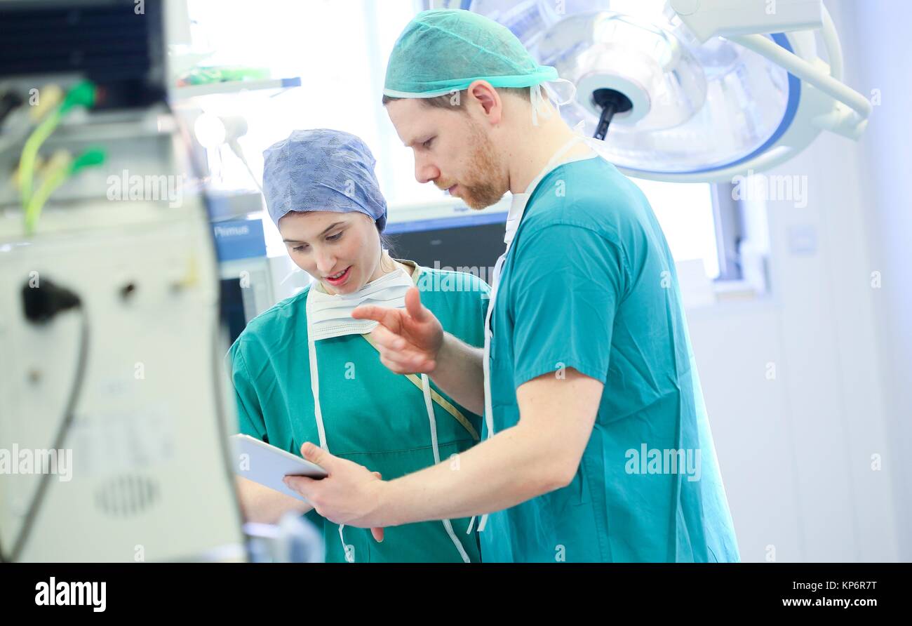 Surgery, Operating room, Hospital, Spain Stock Photo - Alamy