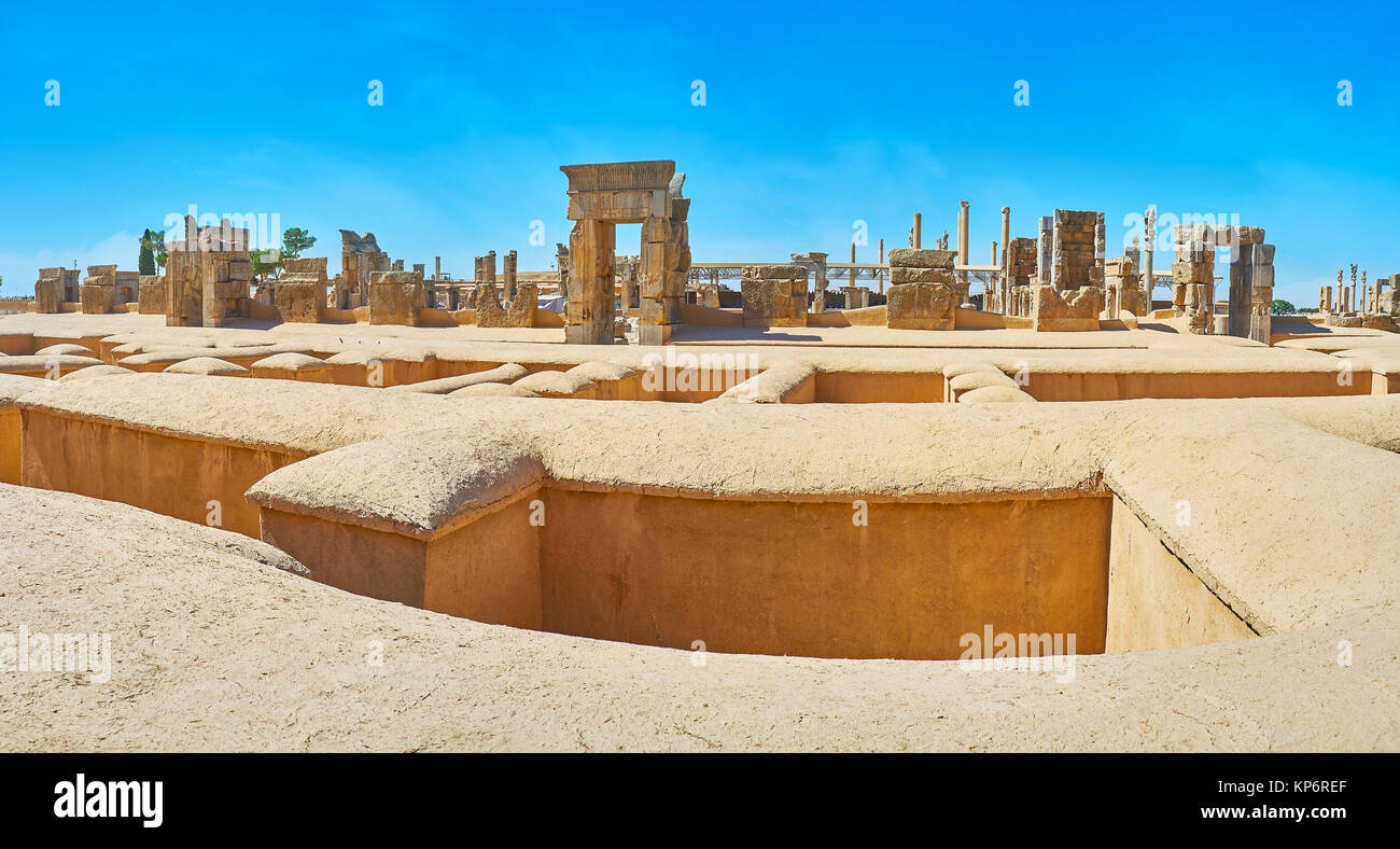 The site of ancient Persepolis includes remains of many great palaces ...