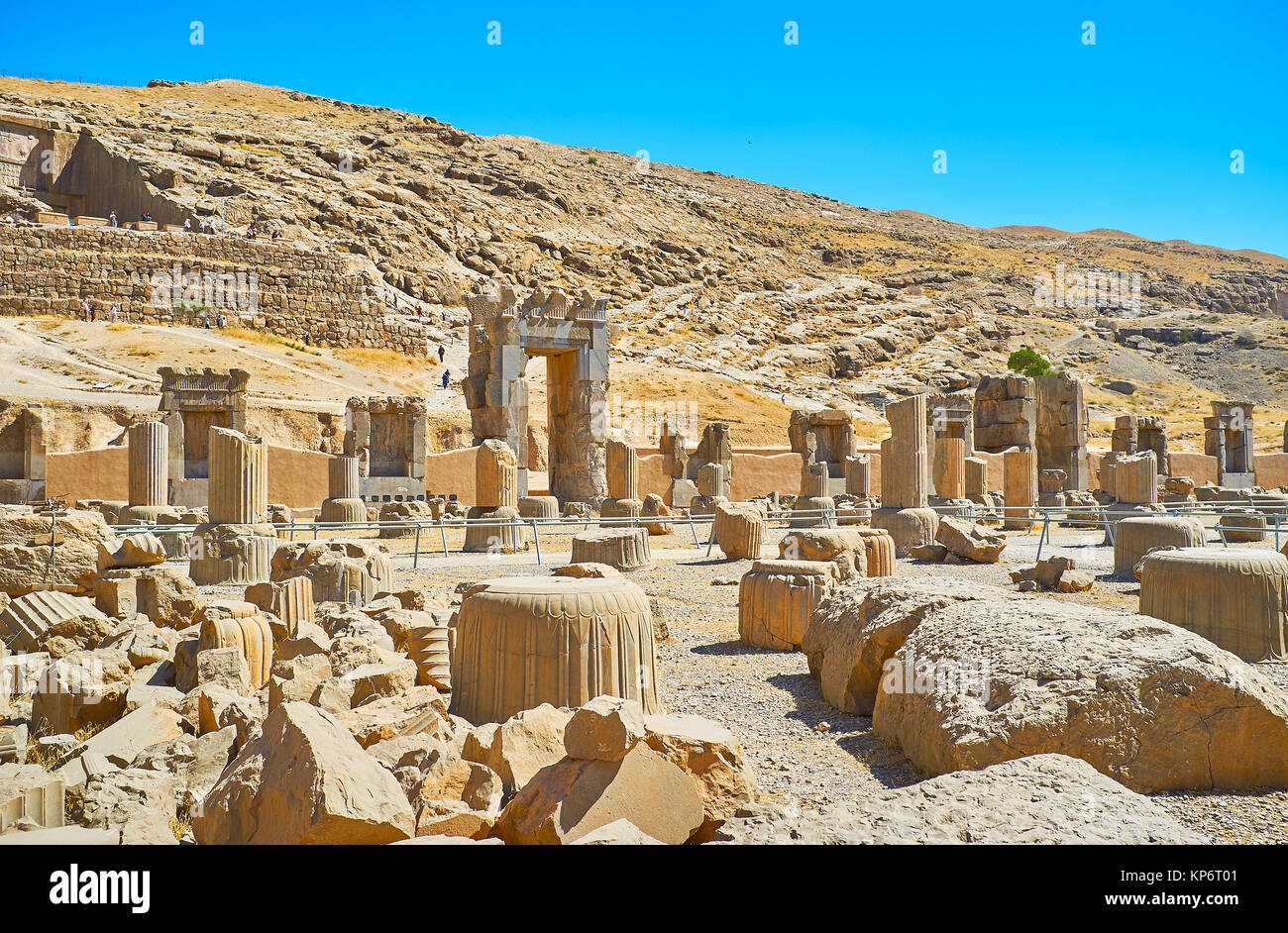 Persepolis is the unique archaeological site with preserved ruins of ...