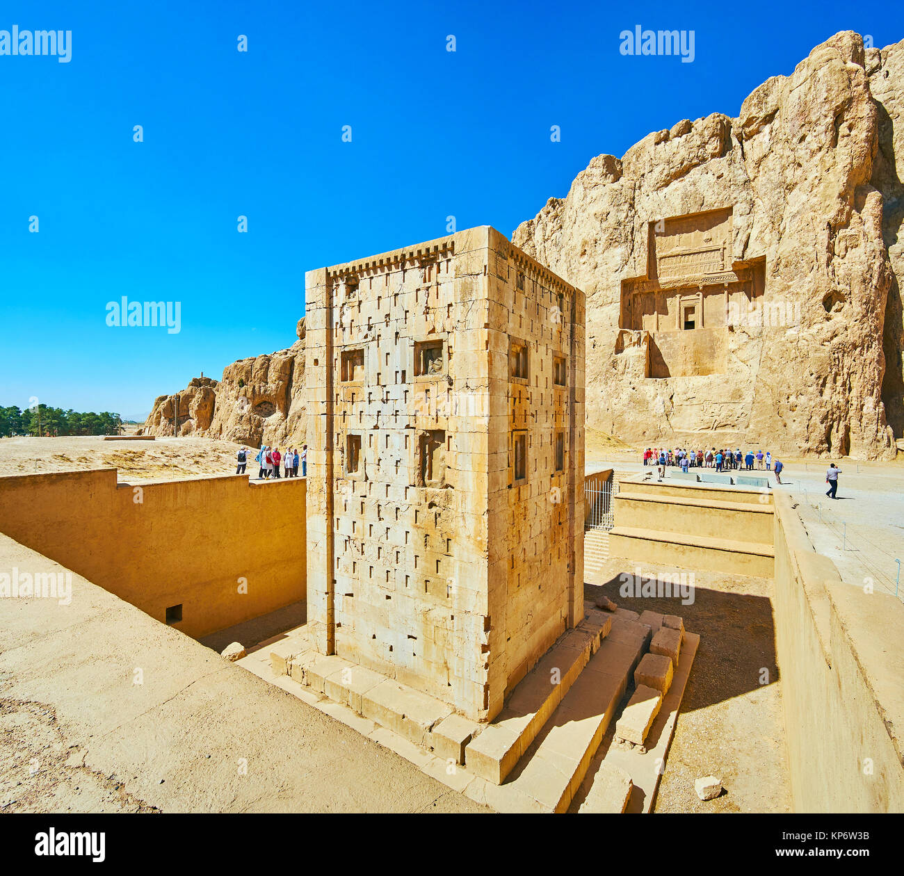 NAQSH-E RUSTAM, IRAN - OCTOBER 13, 2017: Discover Ka'ba-ye Zartosht ...