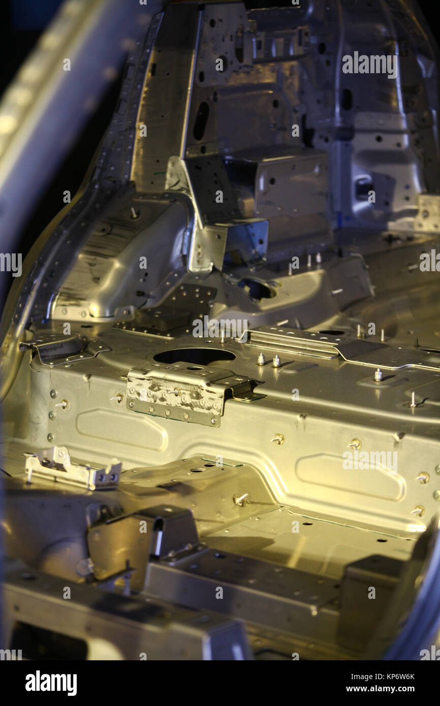 Metal automobile body Stock Photo - Alamy