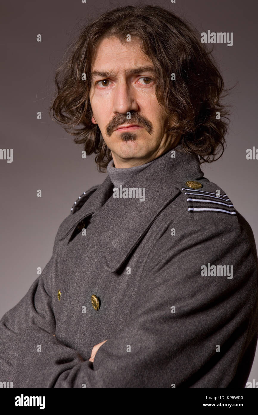 Russian military hat hi-res stock photography and images - Alamy