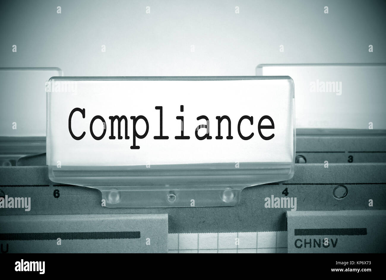 Compliance Register Folder Index Stock Photo - Alamy
