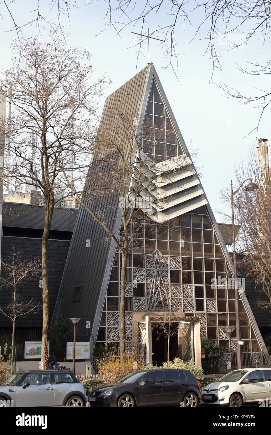 Saint Marcel Church - Paris - France Stock Photo - Alamy