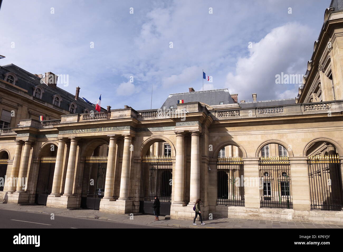 Conseil d'Etat - Palais Royal - Paris Stock Photo - Alamy