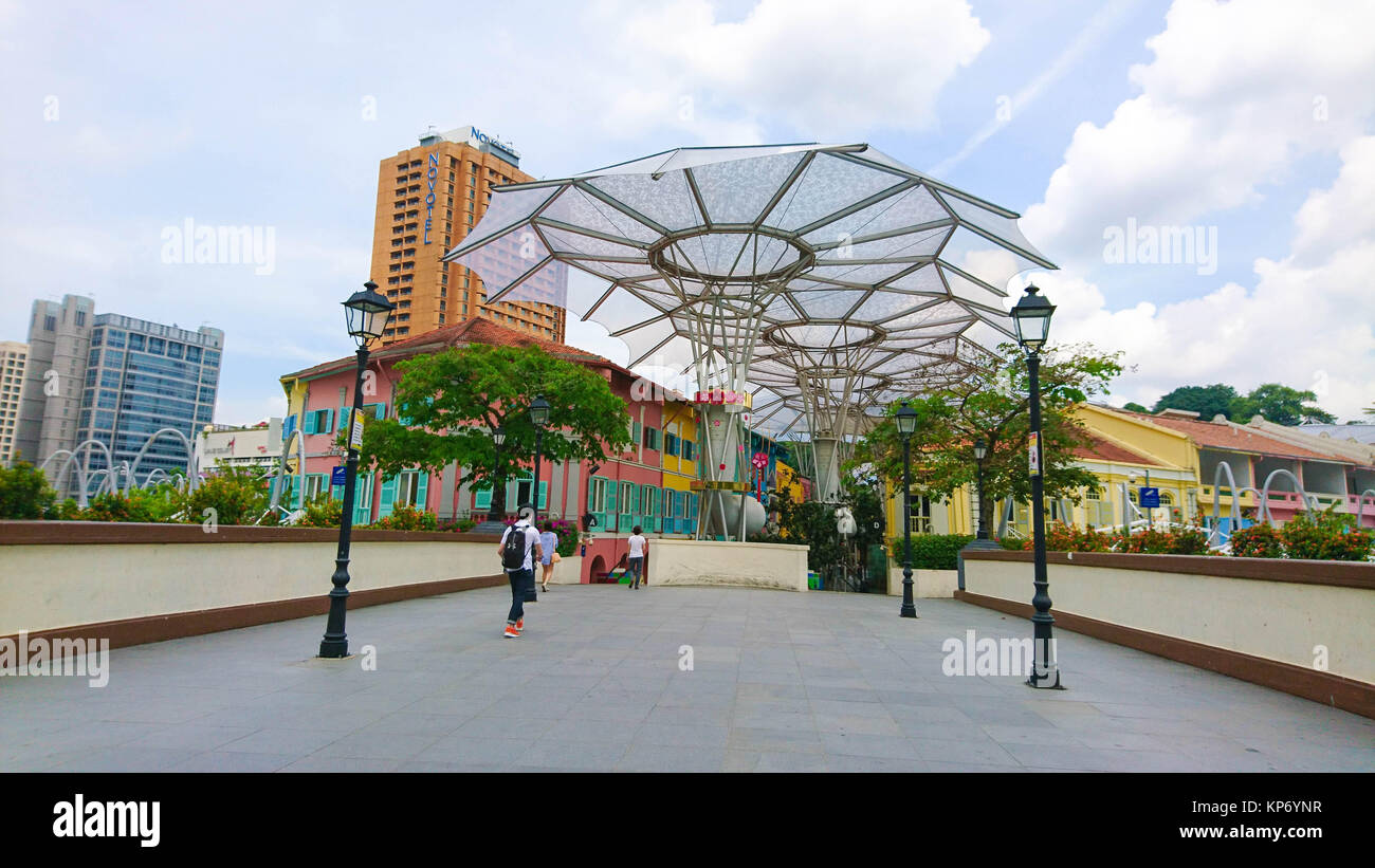 Clarke Quay Singapore Stock Photo - Alamy