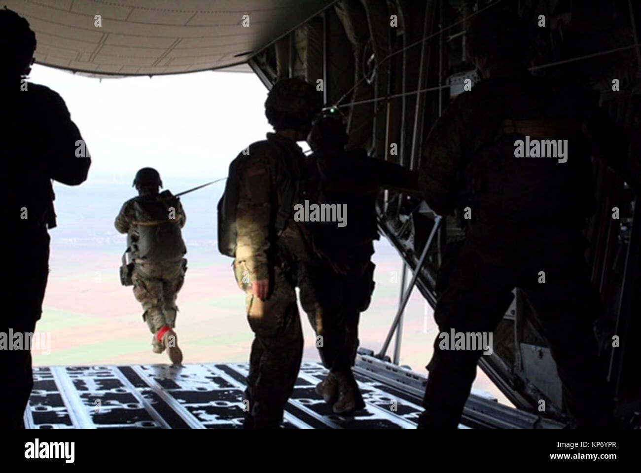 Soldiers of the 5th Quartermaster Theater Aerial Delivery Company, 16th ...