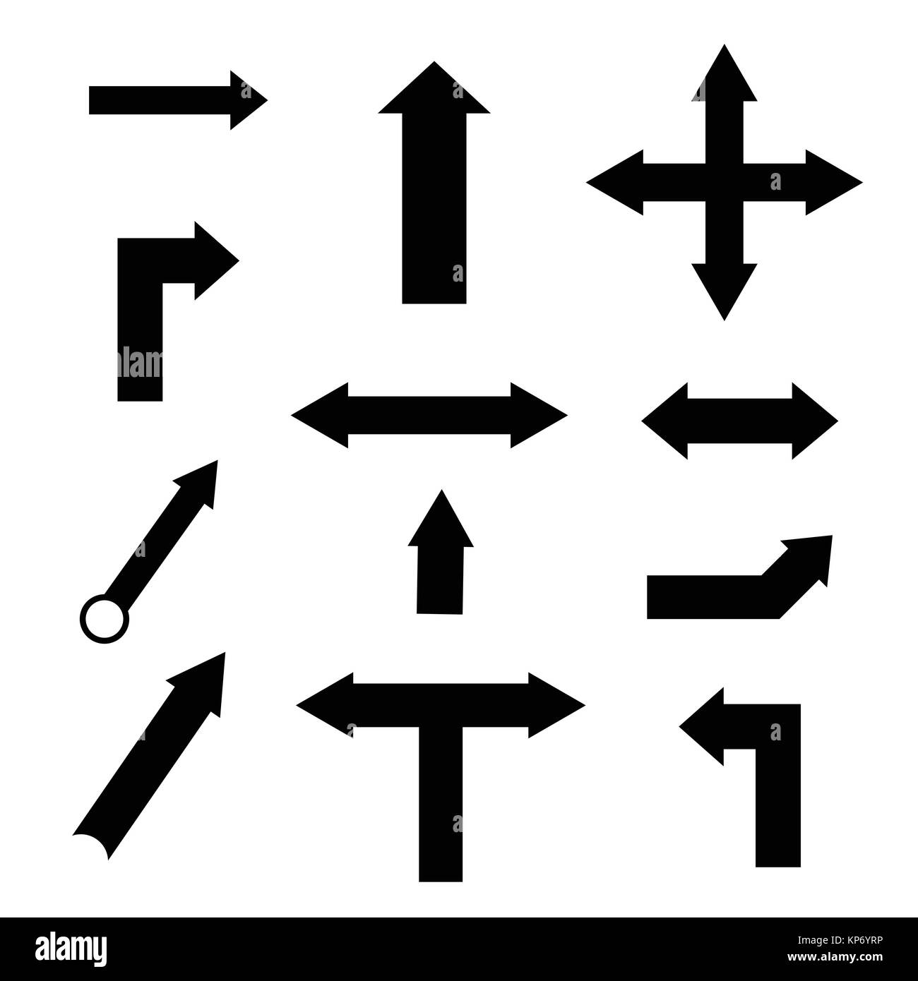 Arrows set Stock Vector Images - Alamy