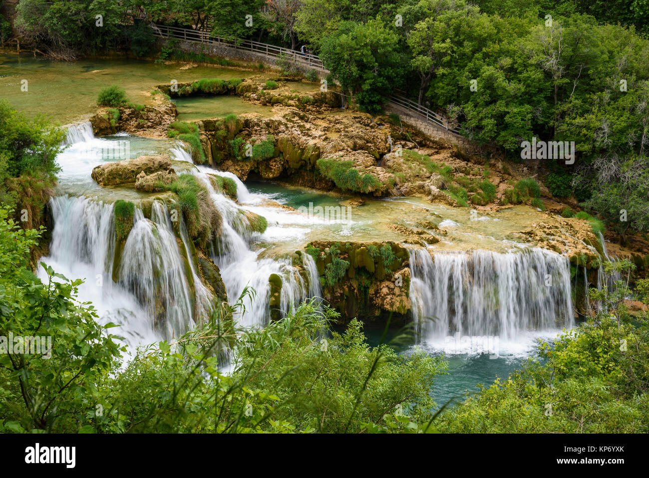 Skradinski Buk, waterfalls, Krka National Park, Croatia Stock Photo - Alamy