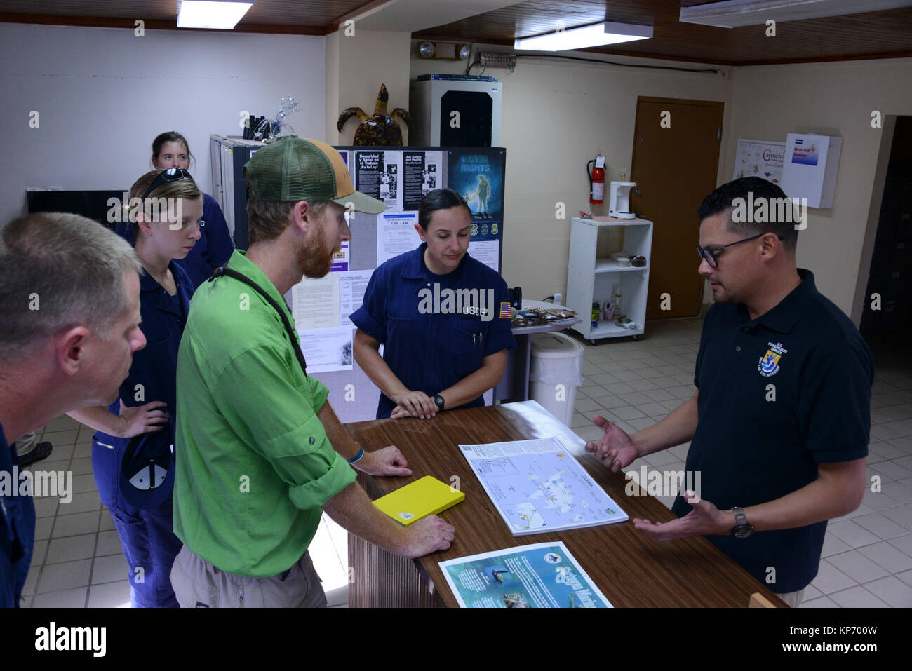Team members with the Hurricane Maria ESF-10 Puerto Rico assess ...