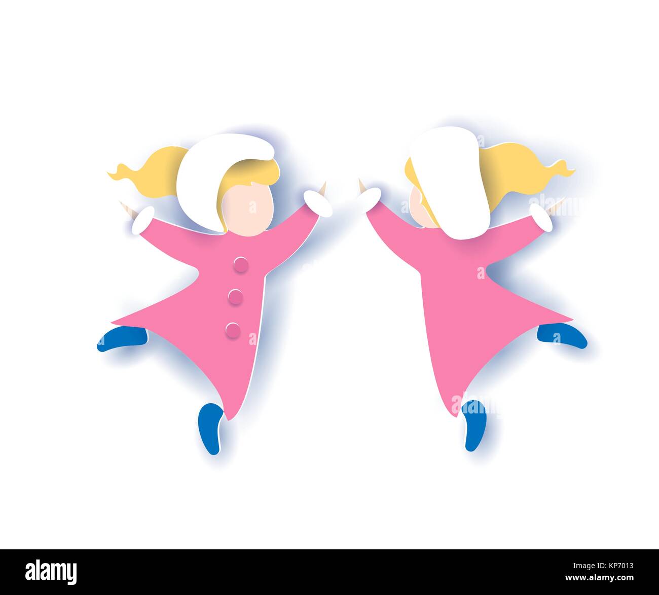 Cartoon girl dancing hi-res stock photography and images - Alamy