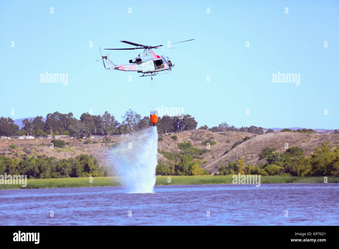 A UH-1Y Venom from Marine Light Attack Helicopter Squadron (HMLA) 267 ...