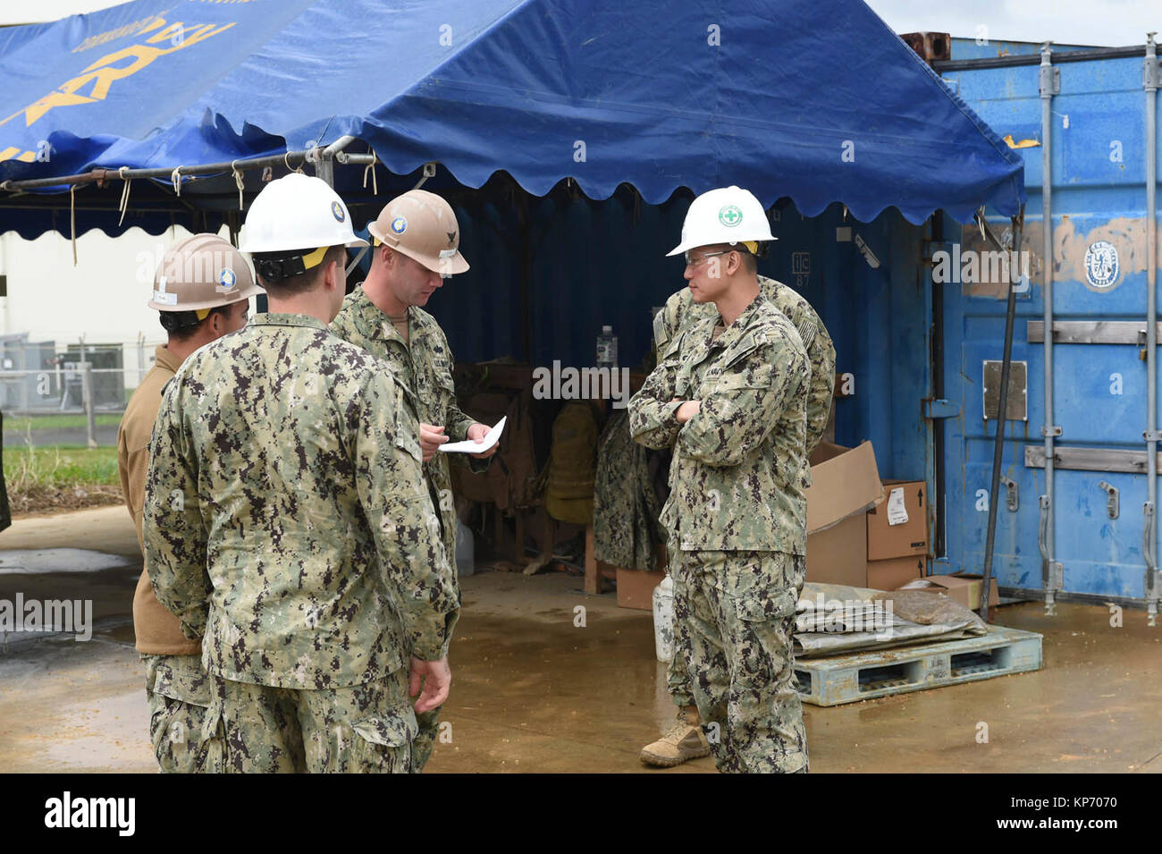 Naval Mobile Construction Battalion (NMCB) 4 Commanding Officer, Cmdr ...