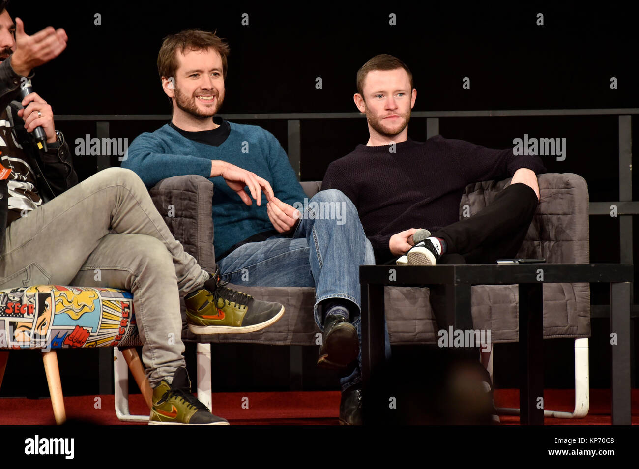 Sean Biggerstaff and Devon Murray attend the German Comic Con Dortmund ...