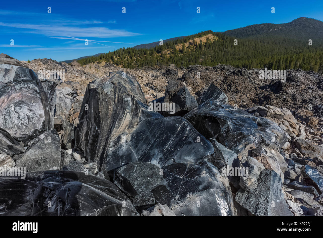 Obsidian rock hi-res stock photography and images - Alamy