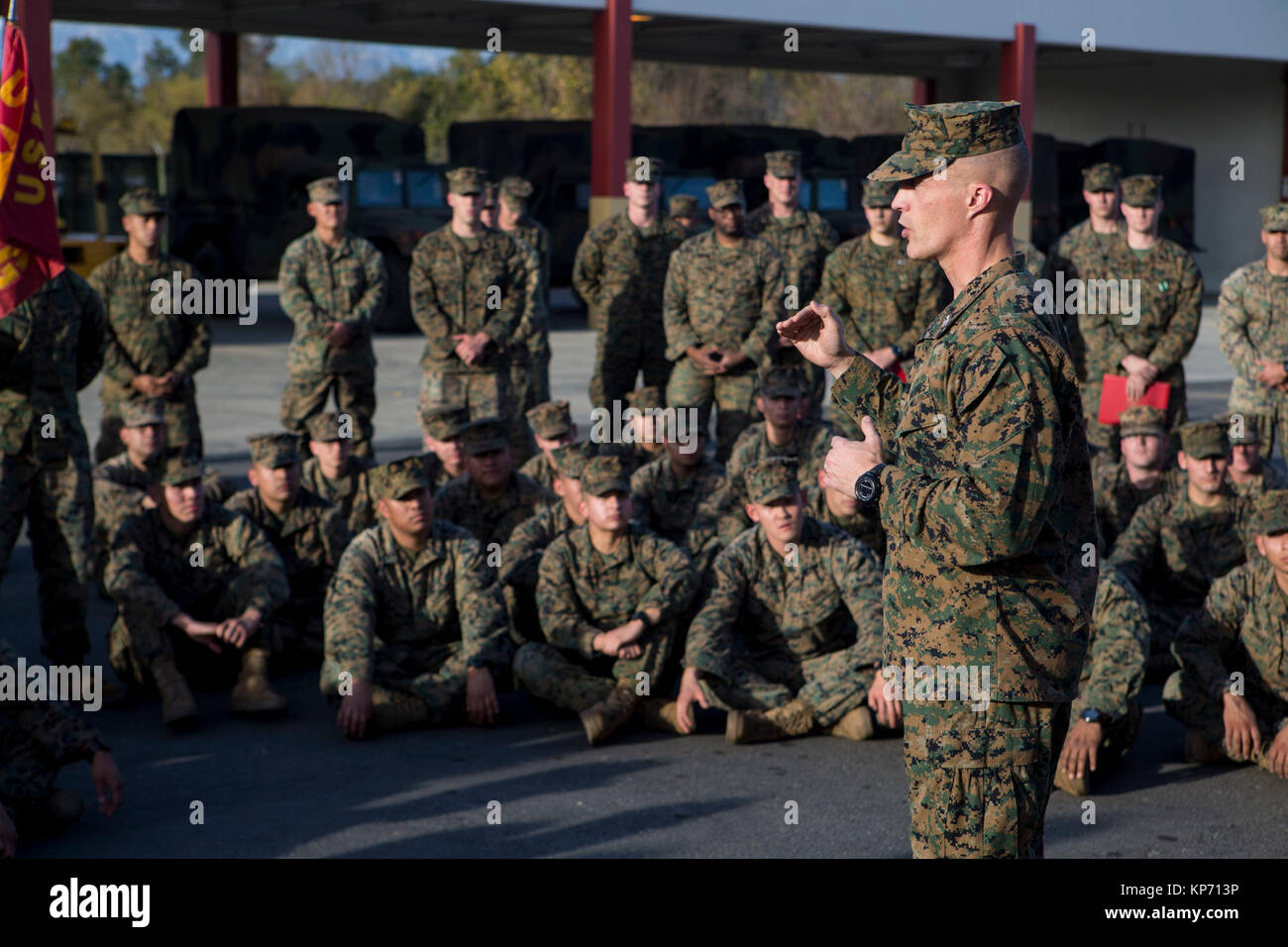 U.S. Marine Col. Steven J. White, commanding officer of 23rd Marine ...