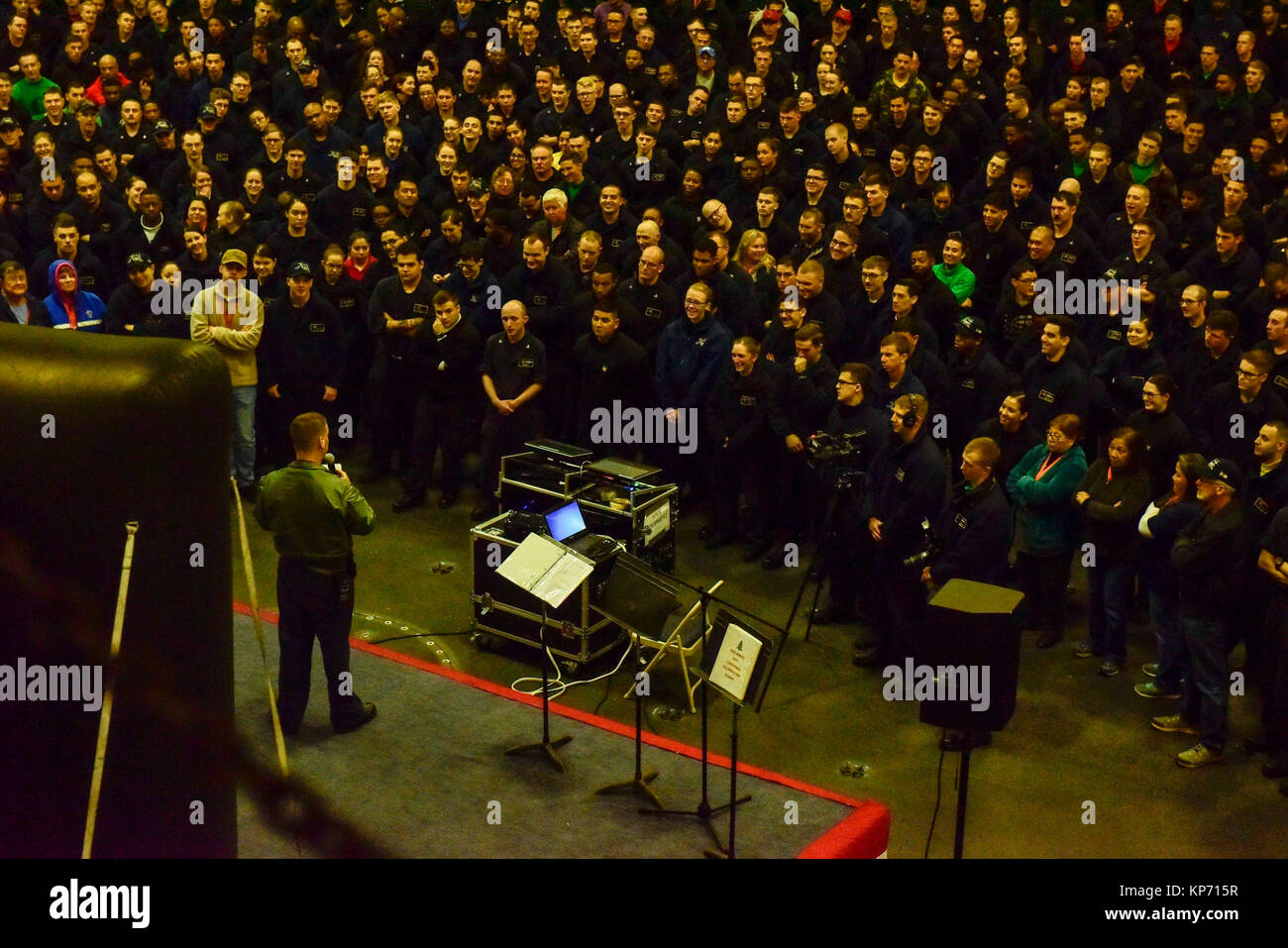 PACIFIC OCEAN (Dec. 9, 2017) U.S. Navy Capt. Kevin Lenox, the ...