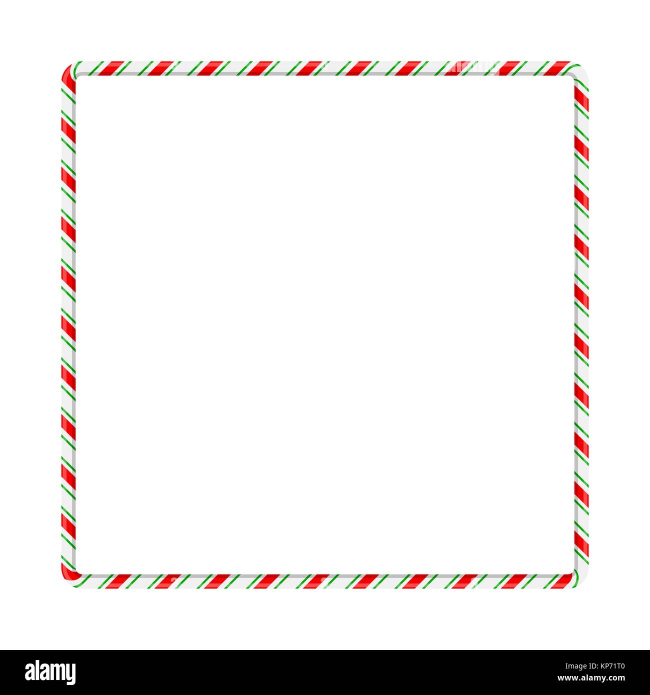 Candy Cane Border Paper Candy Cane Frame Border Christmas Royalty Free