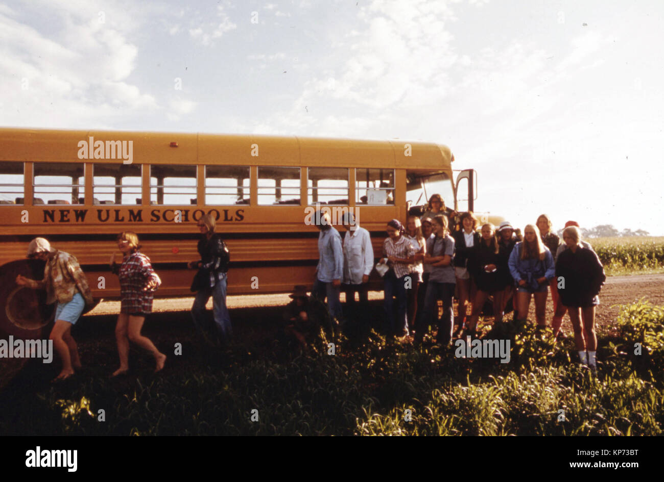 1970s school bus hi-res stock photography and images - Alamy