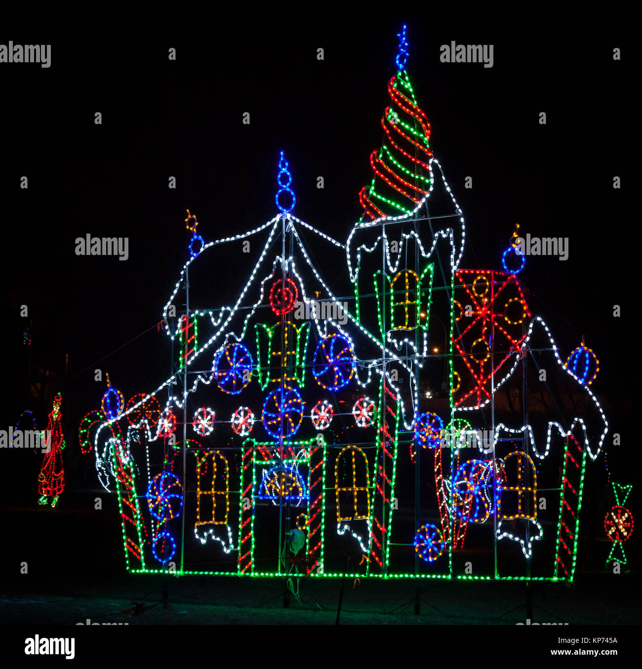 Airdrie Festival of Lights Stock Photo - Alamy