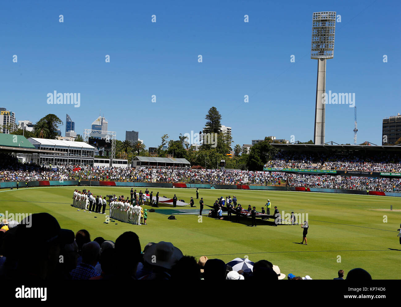 General view during day one of the Ashes Test match at the WACA Ground ...