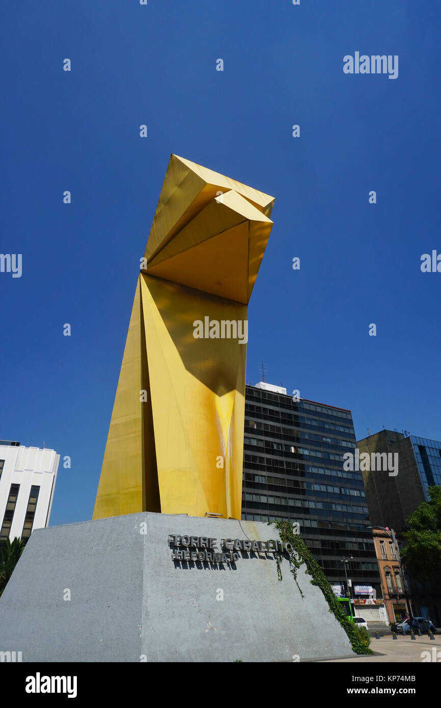The Torre Caballito building and Caballito (Little Horse) sculpture ...