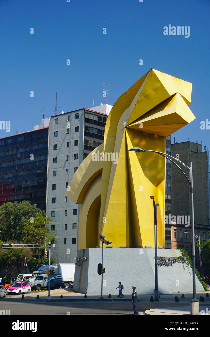 The Torre Caballito building and Caballito (Little Horse) sculpture ...