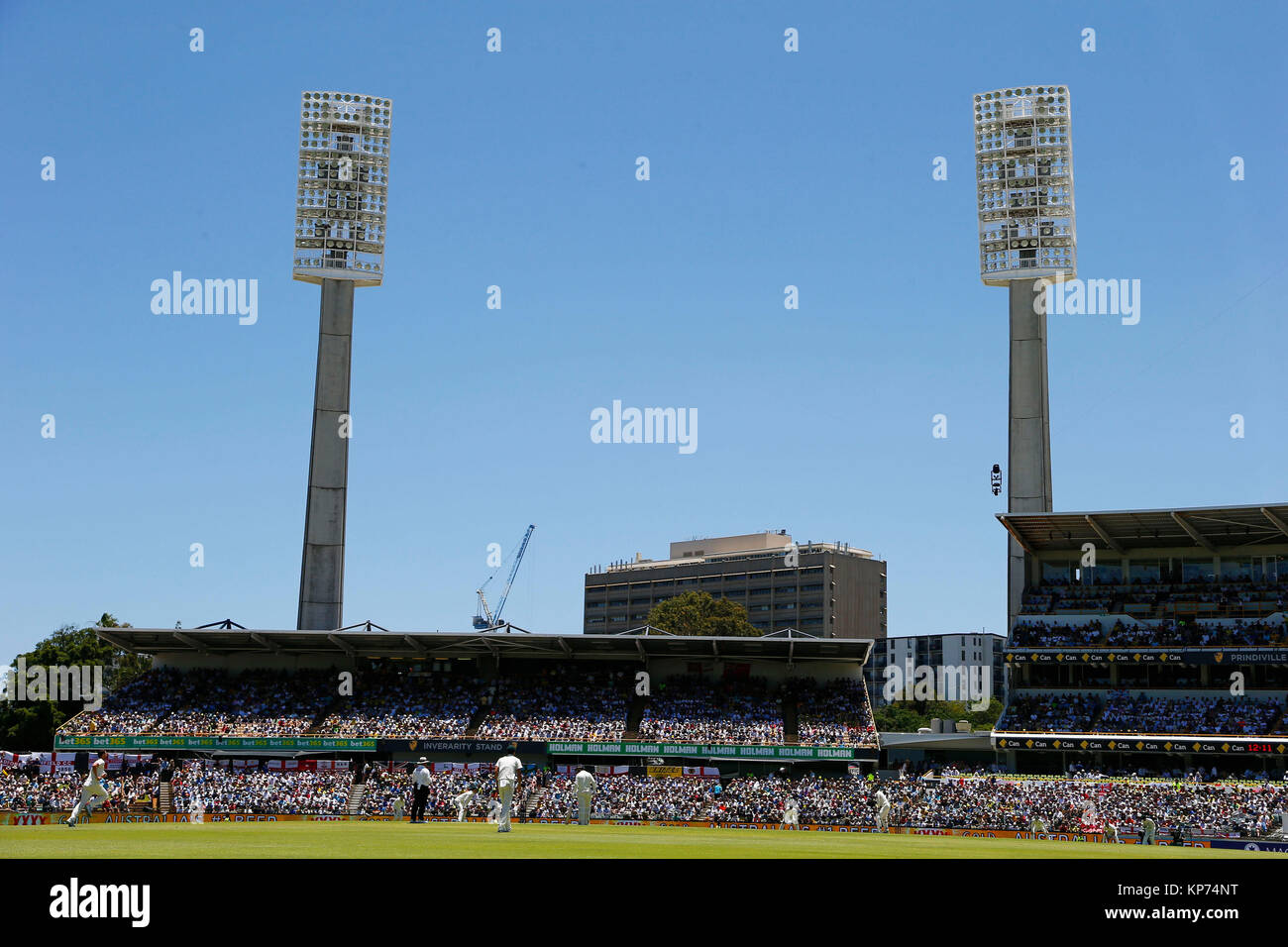 General view during day one of the Ashes Test match at the WACA Ground ...