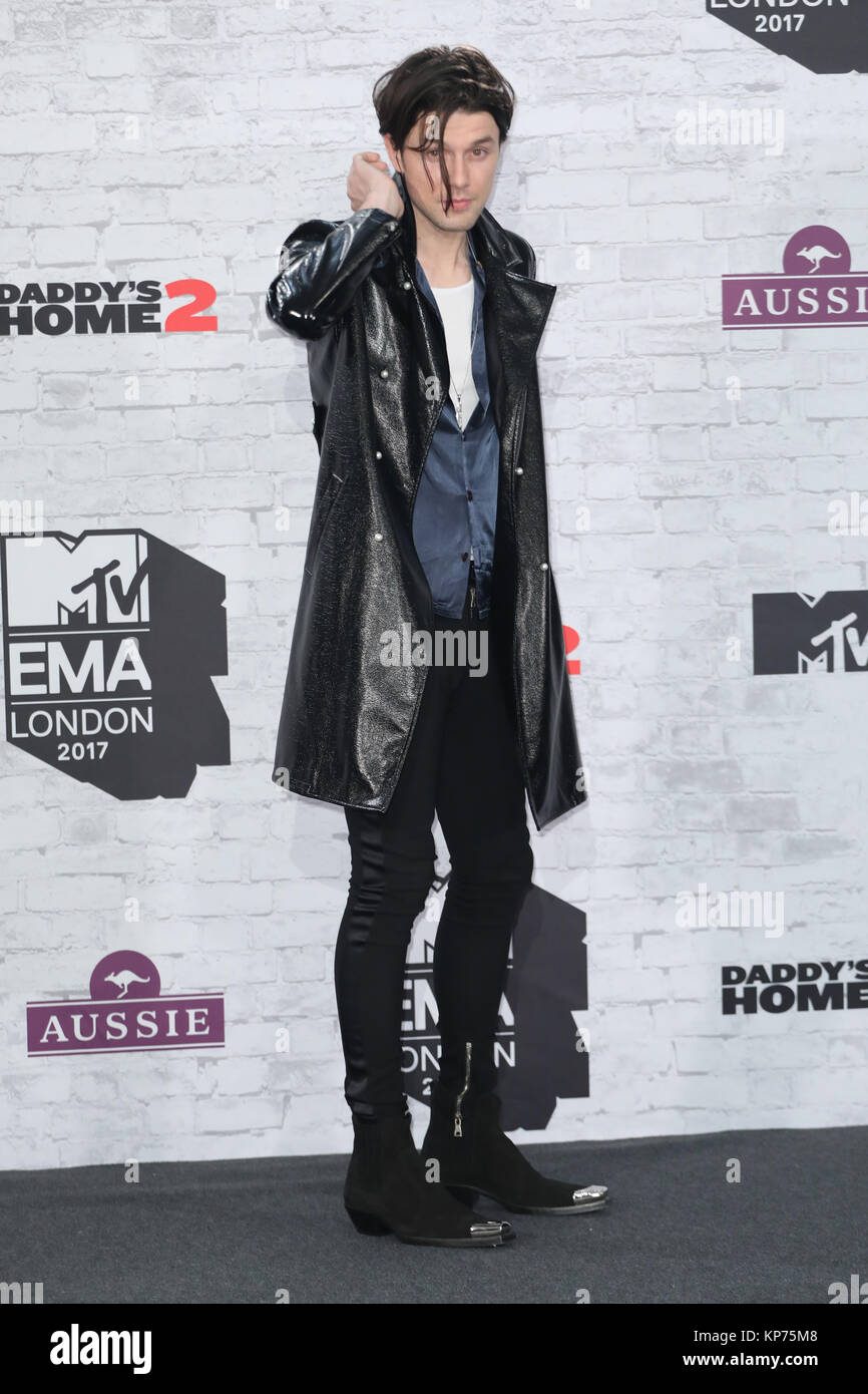The MTV EMAs Winners Room - Arrivals Featuring: James Bay Where: London ...