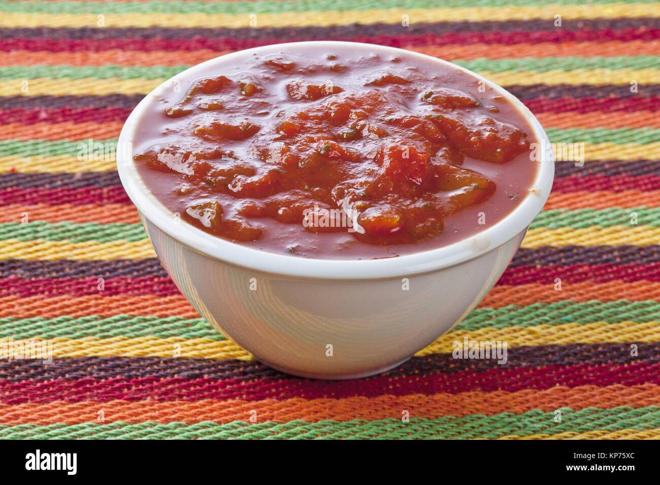 closeup salsa bowl Stock Photo - Alamy
