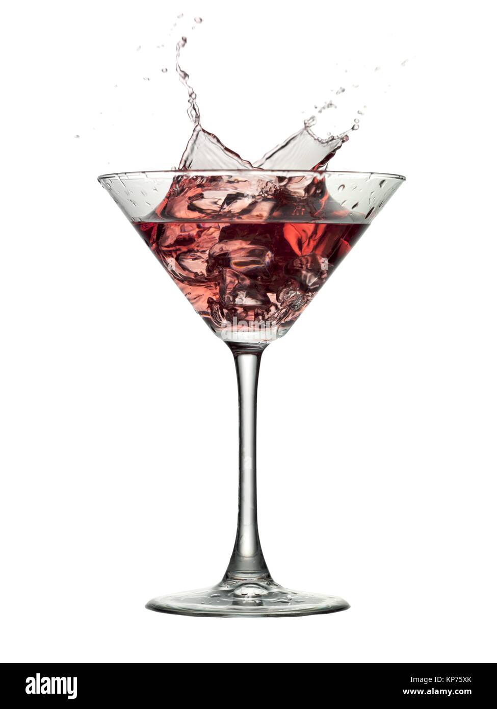 cocktail drink with splash Stock Photo - Alamy