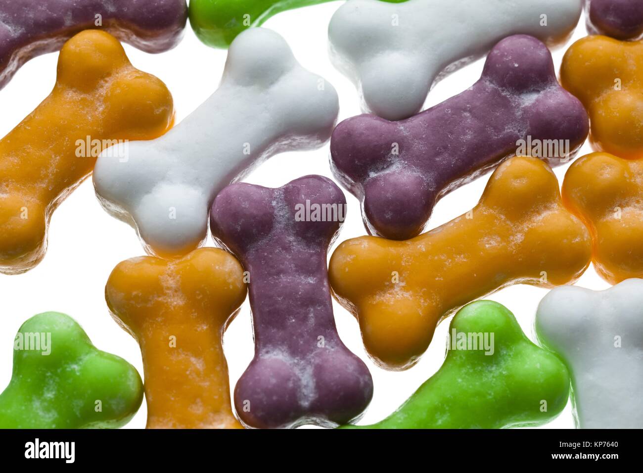 colorful bone candies close up Stock Photo - Alamy