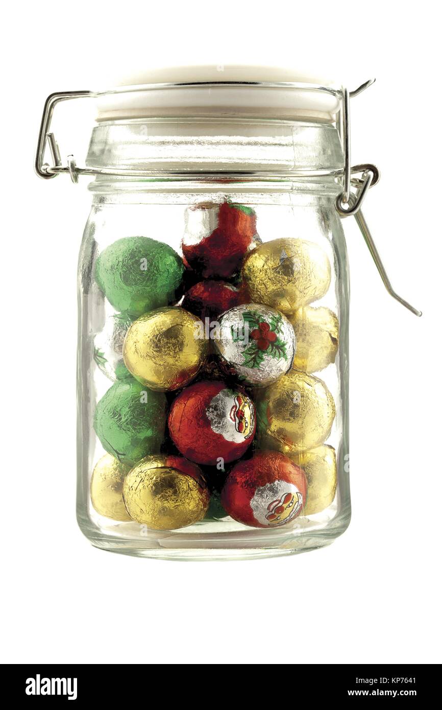Candies in candy jar Cut Out Stock Images & Pictures - Alamy