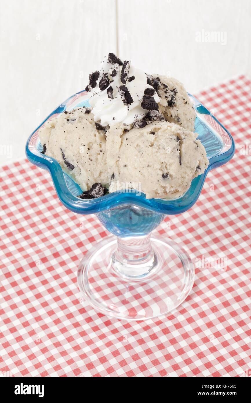 cookies and cream sherbet Stock Photo - Alamy