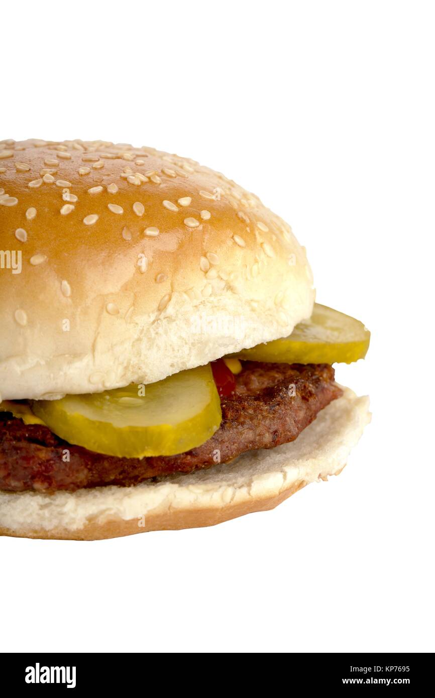 cropped burger sandwich Stock Photo - Alamy